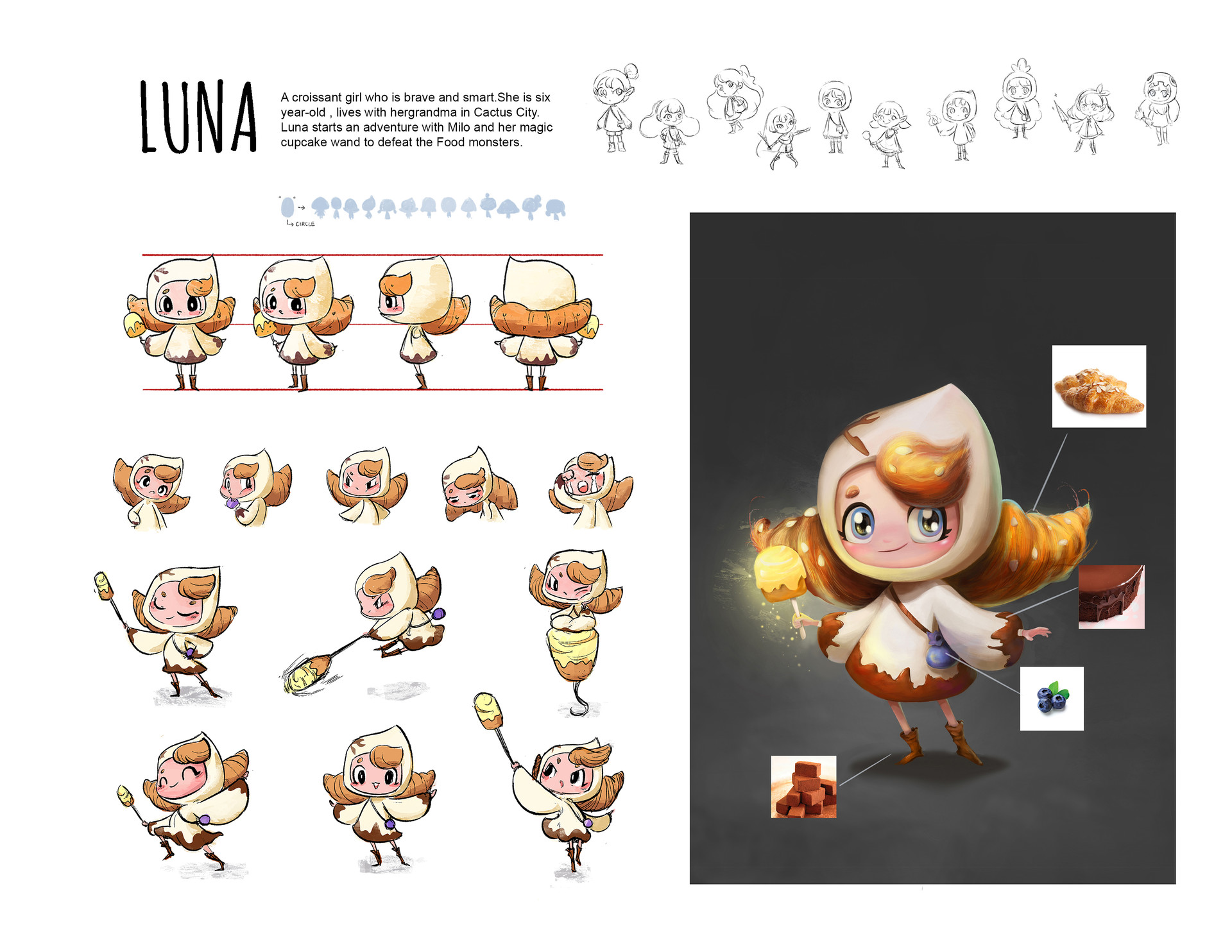 ArtStation - Food Defender | Character design