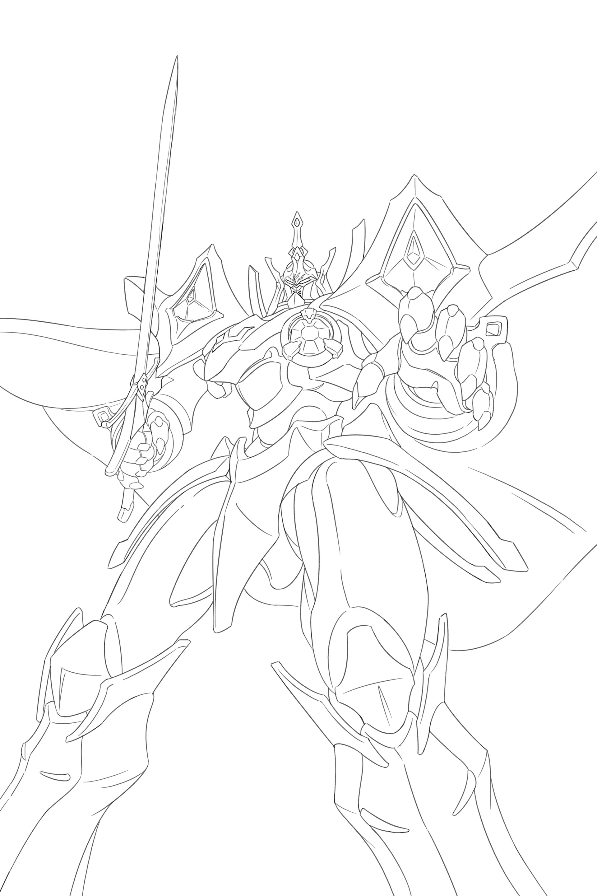 escaflowne coloring pages