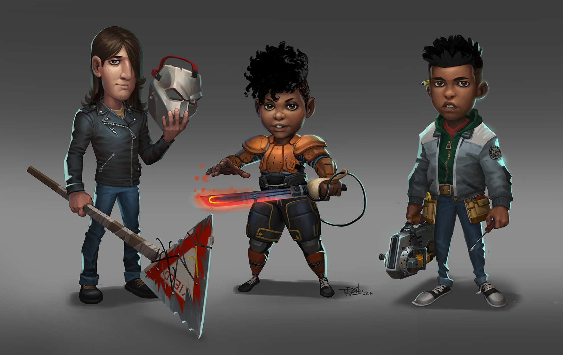 ArtStation - Jones, Tabby, and Razor