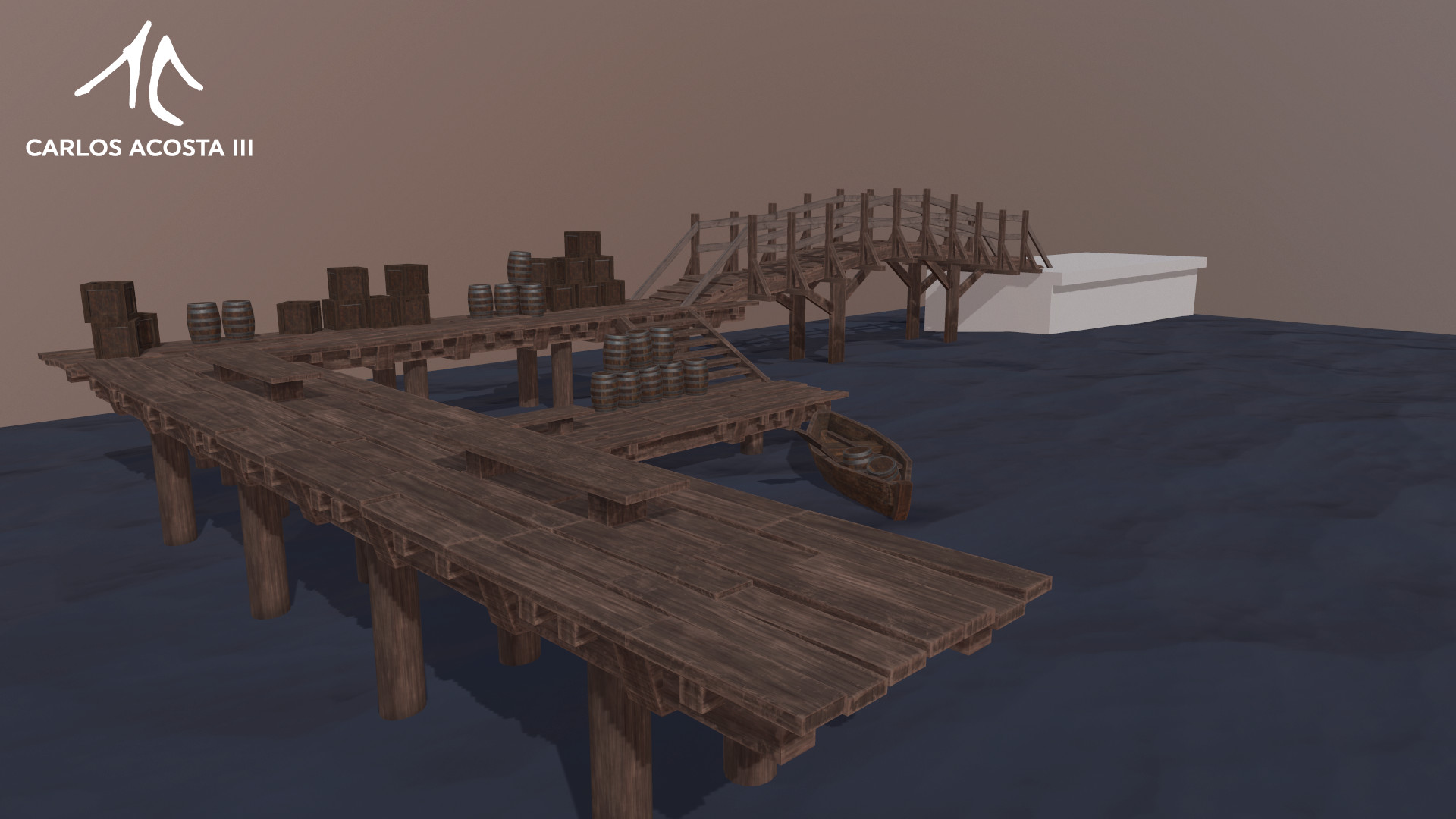 ArtStation - The Port Environment - WIP