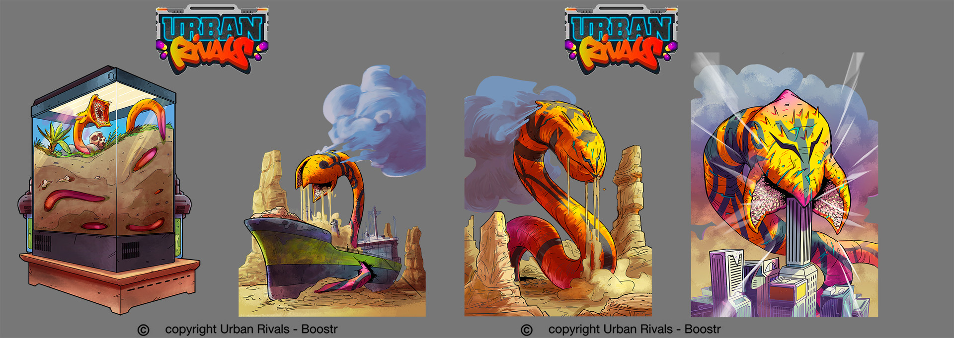 ArtStation - Scarlacc from clan Raptor fot TCG Urban Rivals