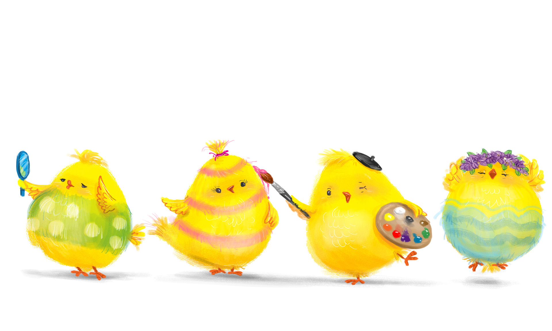 ArtStation - Easter chicks!