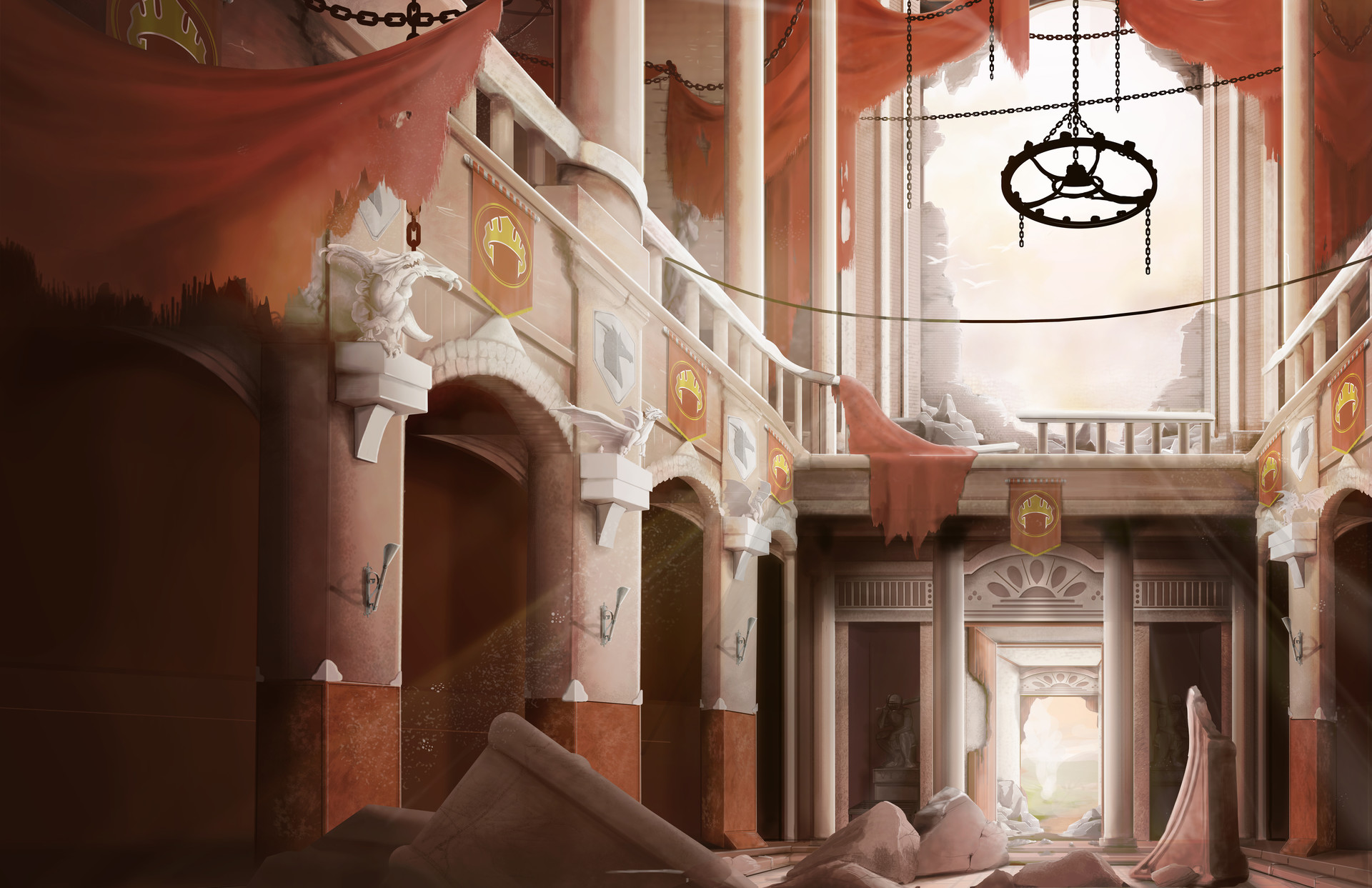 ArtStation - Fallen Temple of Bahamut