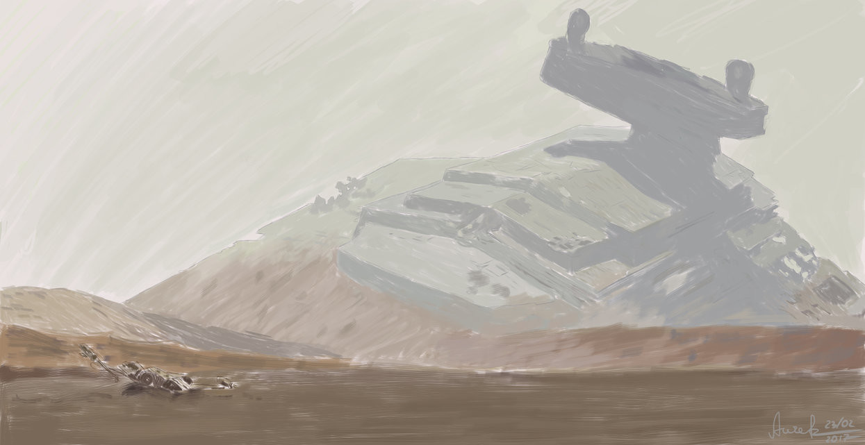 ArtStation - This famous scene on Jakku