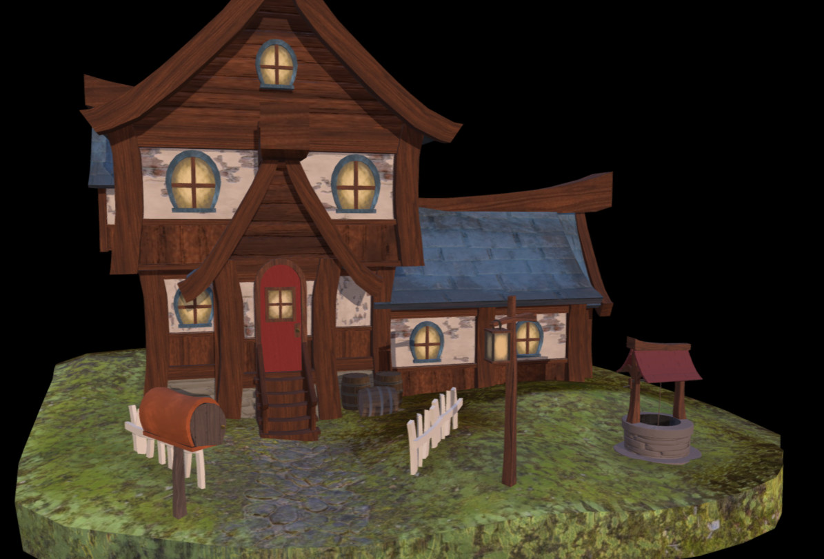 ArtStation - cartoon house