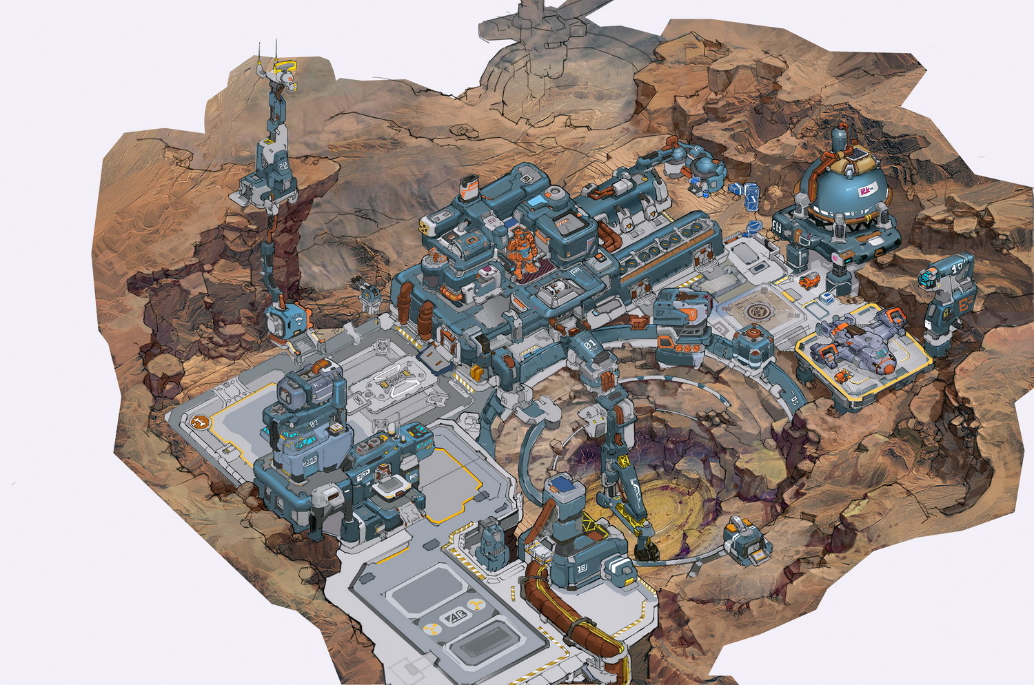 ArtStation - Mining base