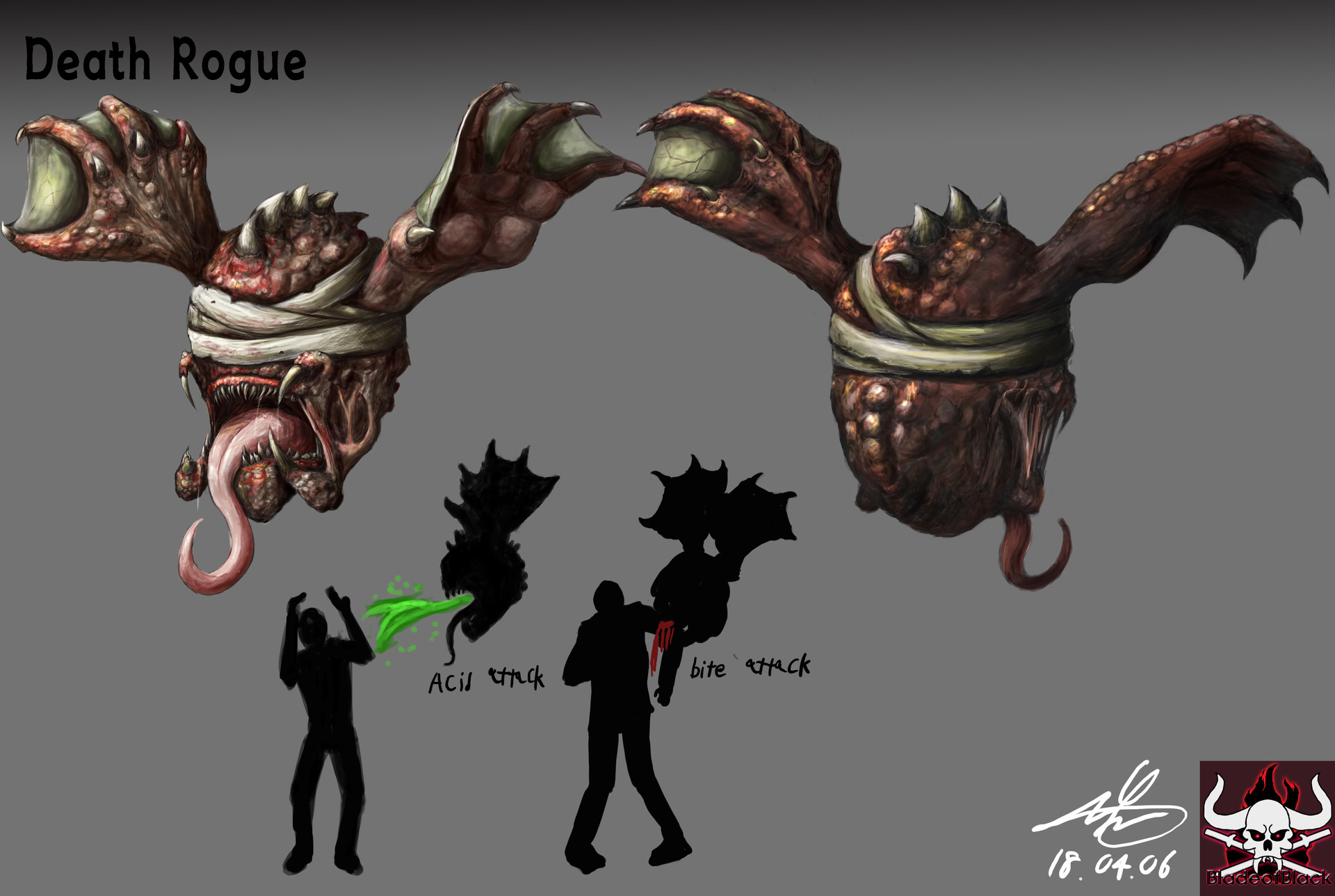 ArtStation - Monster Study2 Name:Death Rogue