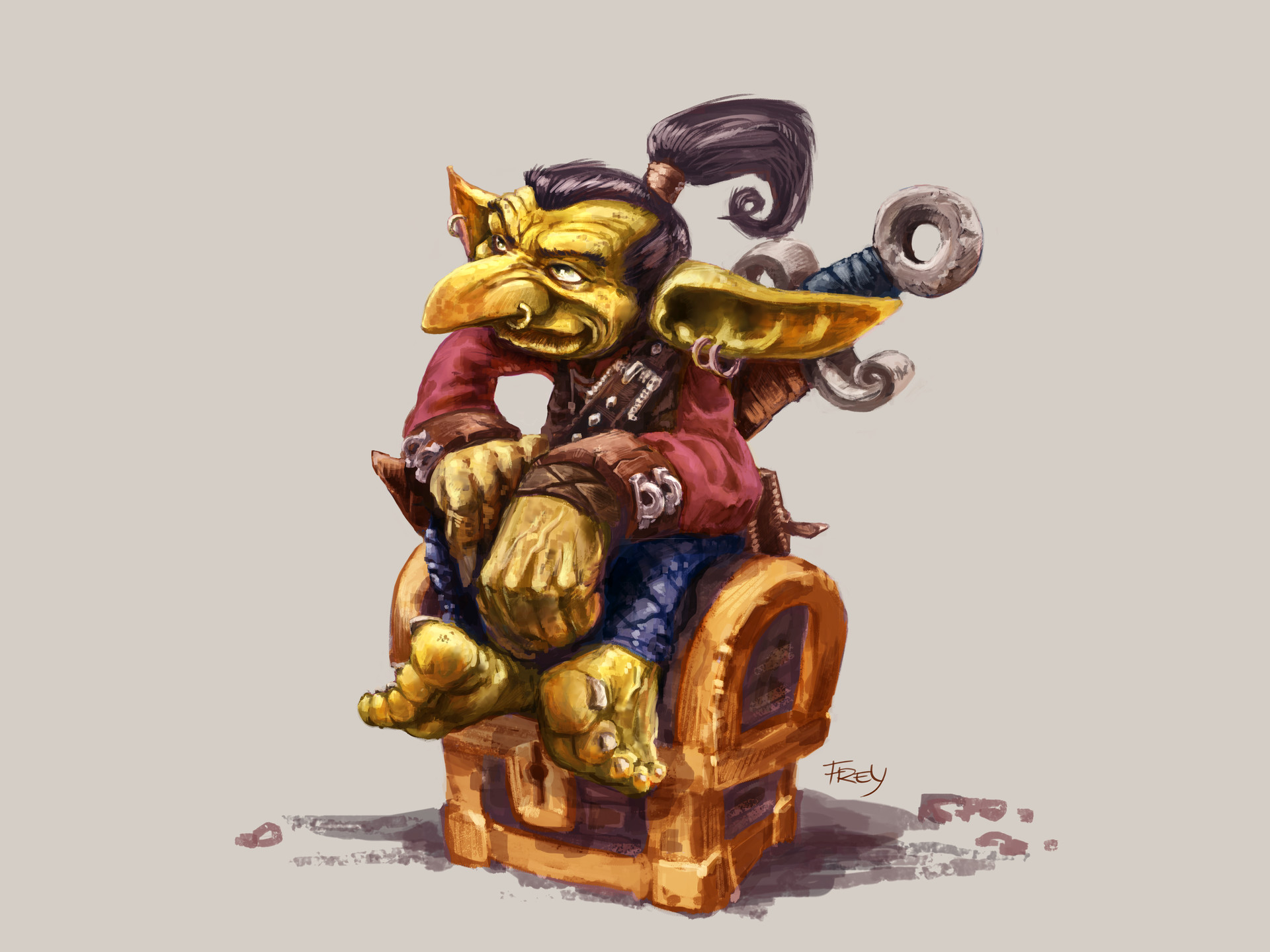 ArtStation - Piratey-rogue goblin