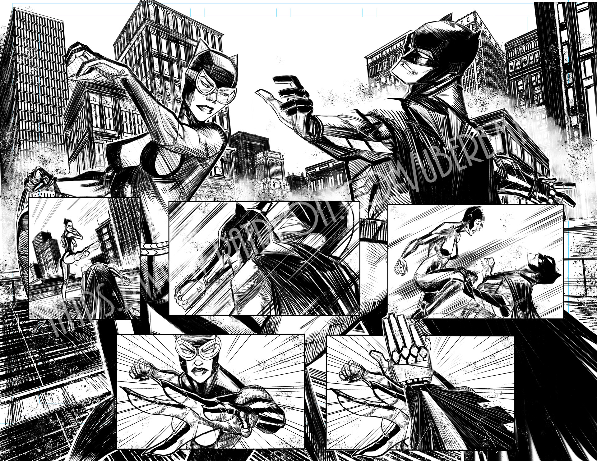 Brandon L. Bryant - Batman Catwoman Comic Sampler for submission