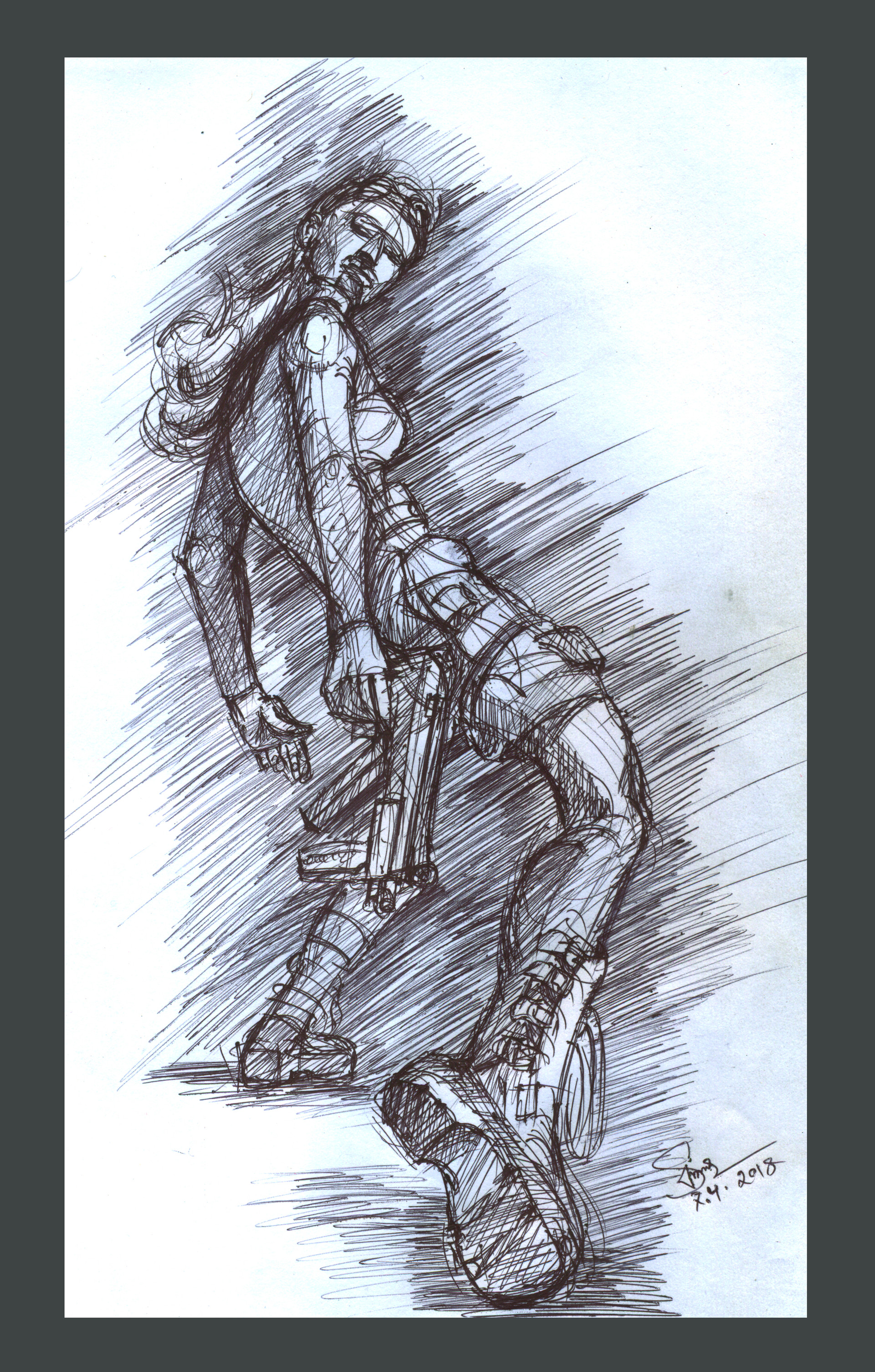 ArtStation - dynamic figure study