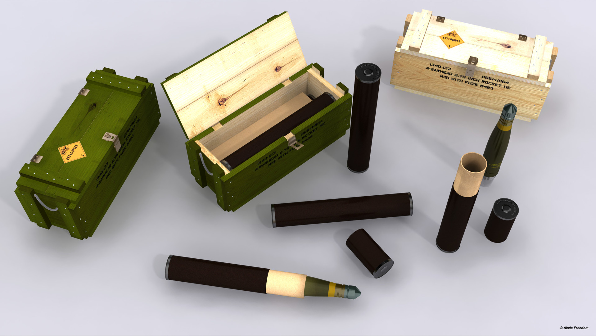 ArtStation - Hydra 70 Warhead Storage System