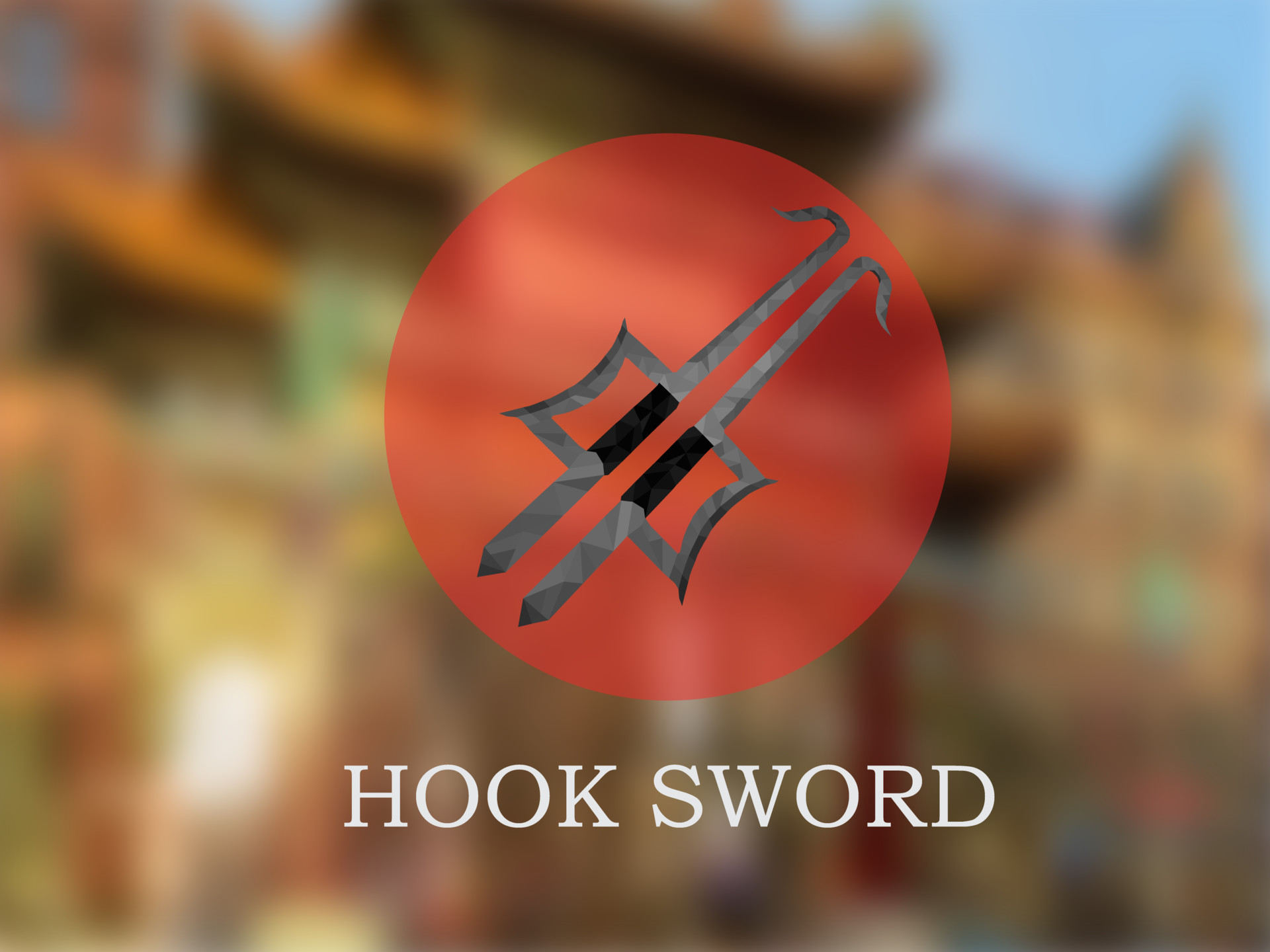 ArtStation - Vector Polygonal Hook Sword