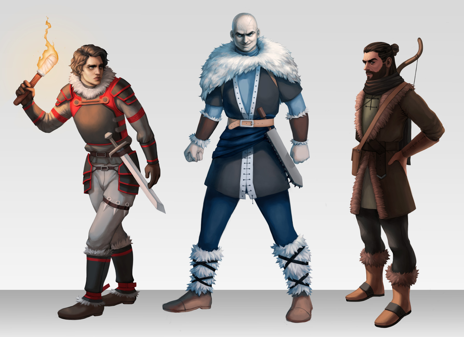 ArtStation - Oath of the Frozen King - Character Art