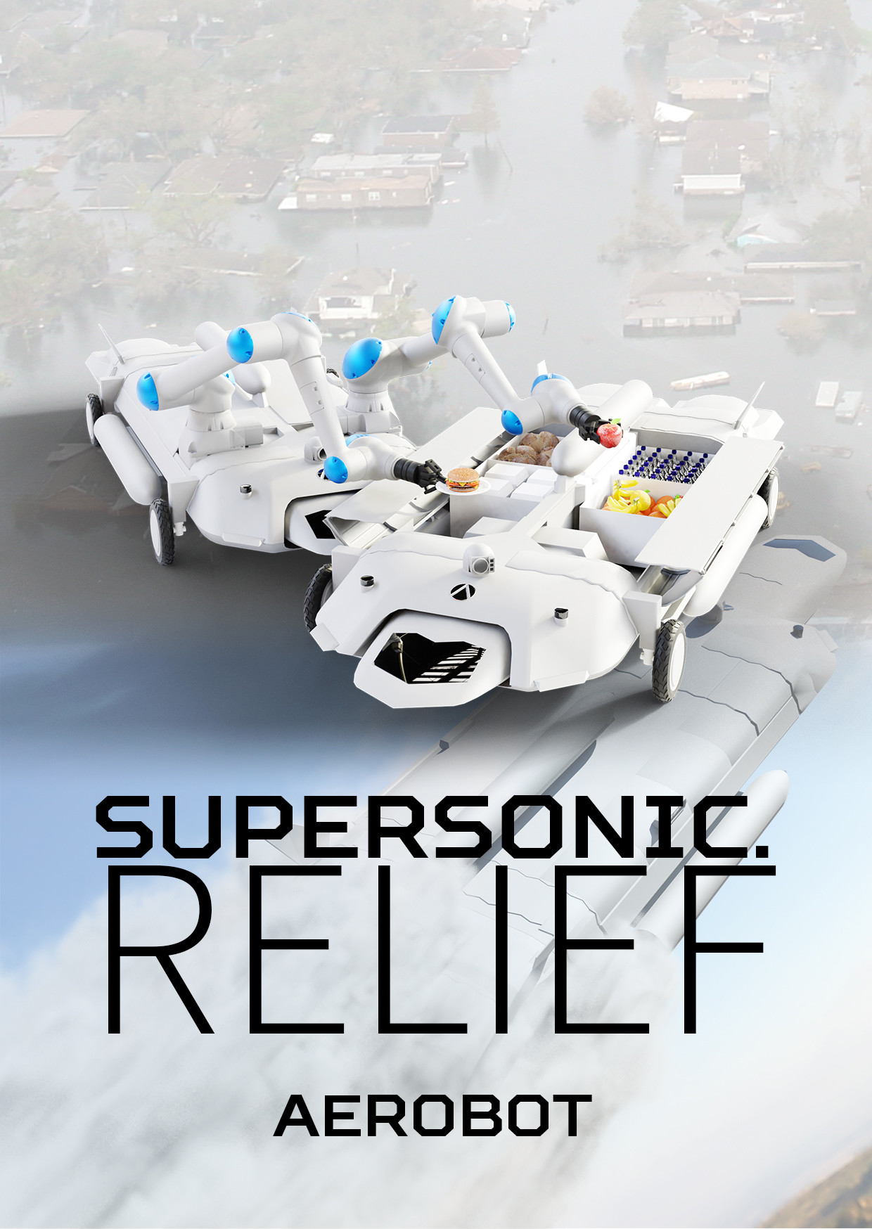 AERO BOT - SUPERSONIC, RELIEF, AEROBOT