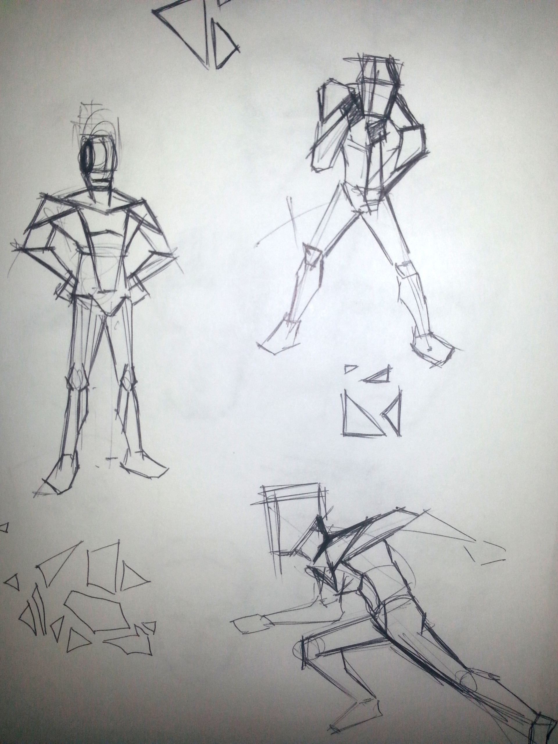 ArtStation - Dynamic movements drwaings