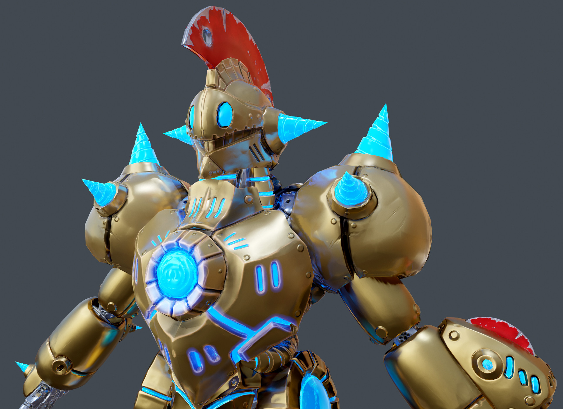 ArtStation - Robot Battle Game Production Art - Centurion Mech