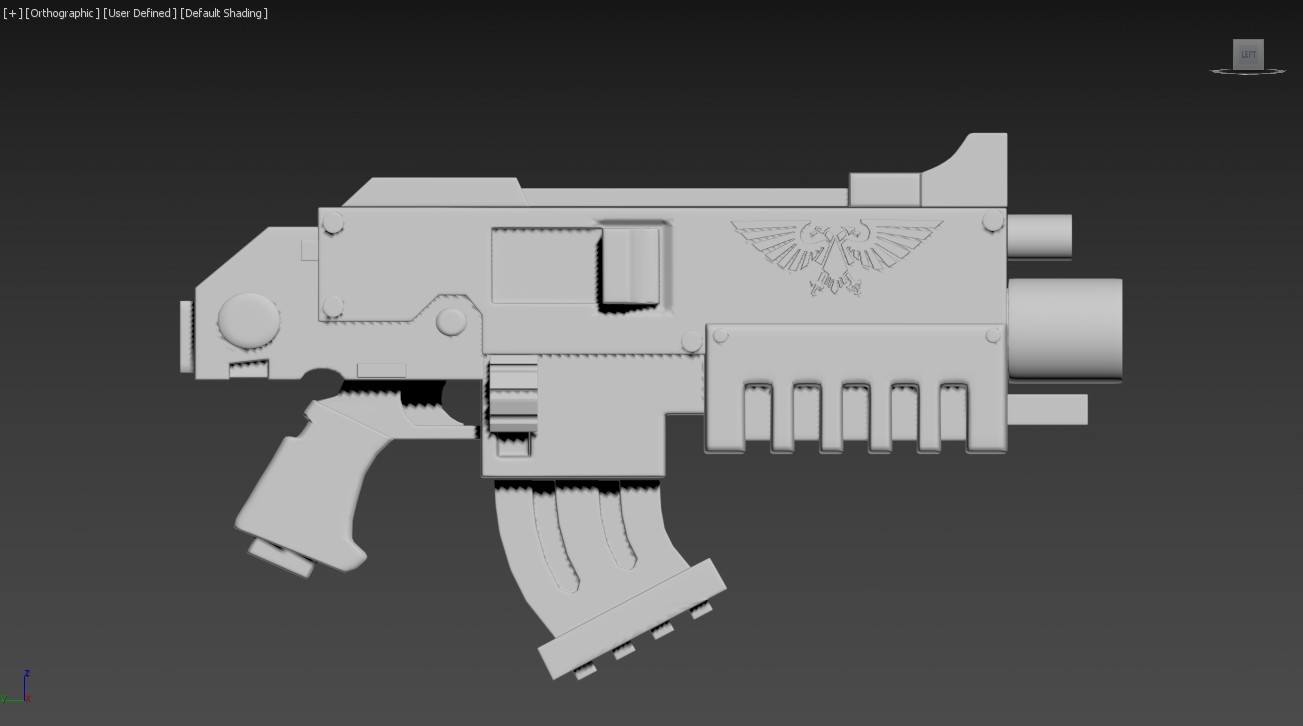 ArtStation - Warhammer 40K Bolter