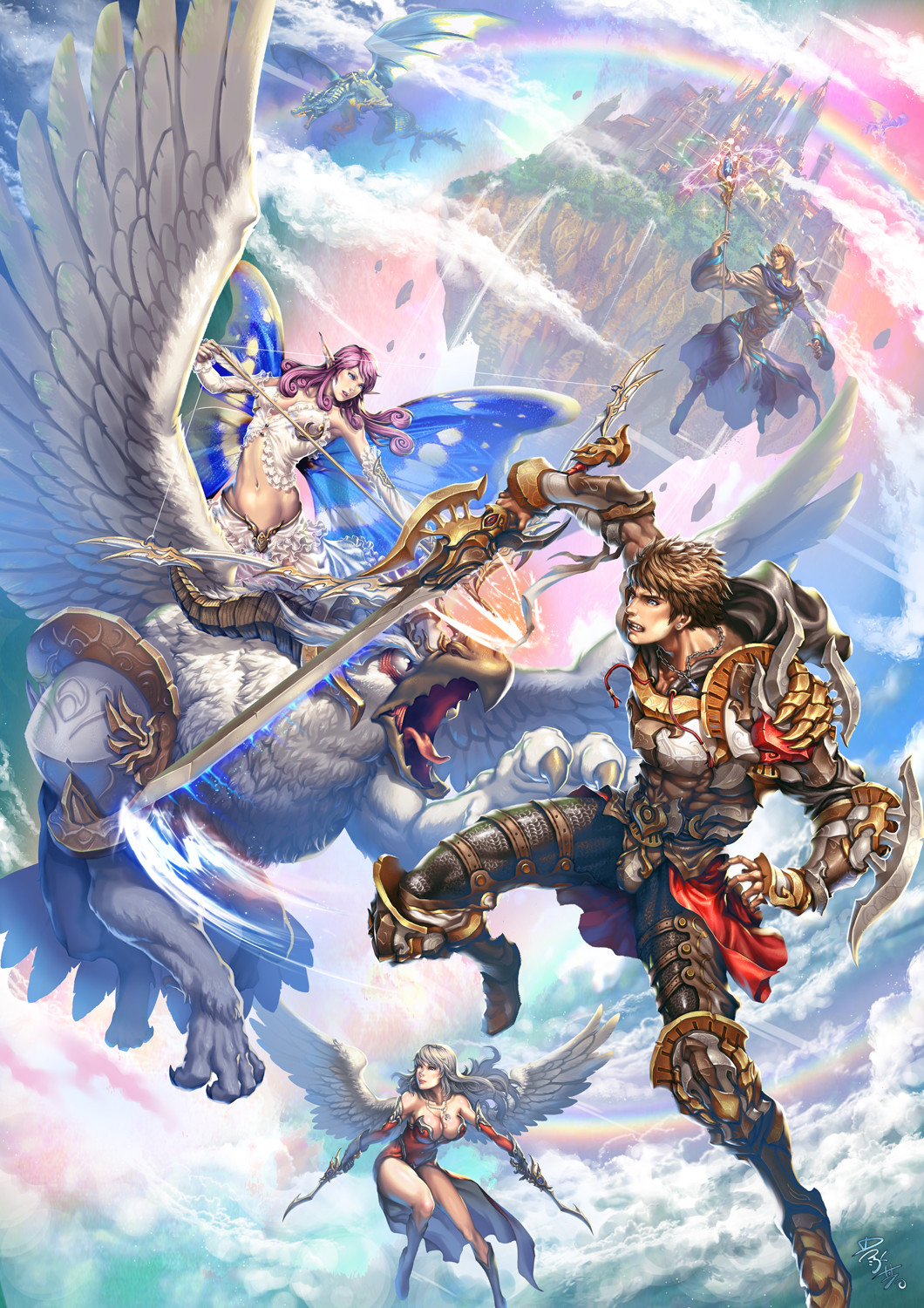 ArtStation - Sky City Battle