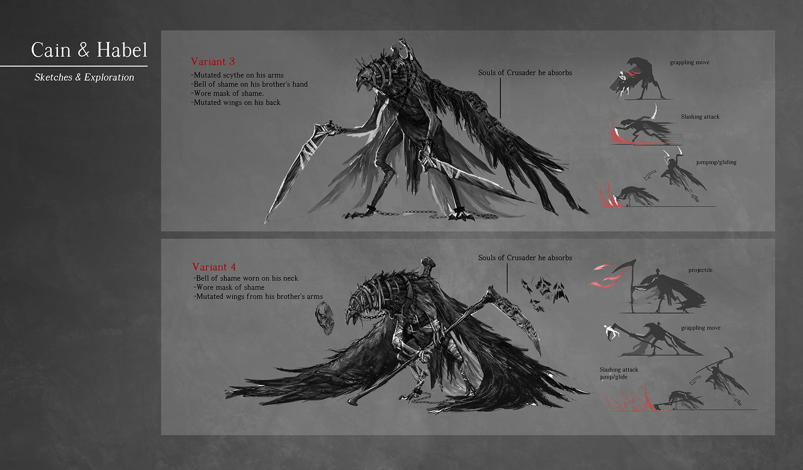 Nathaniel Himawan - Cain & Habel - Character Design