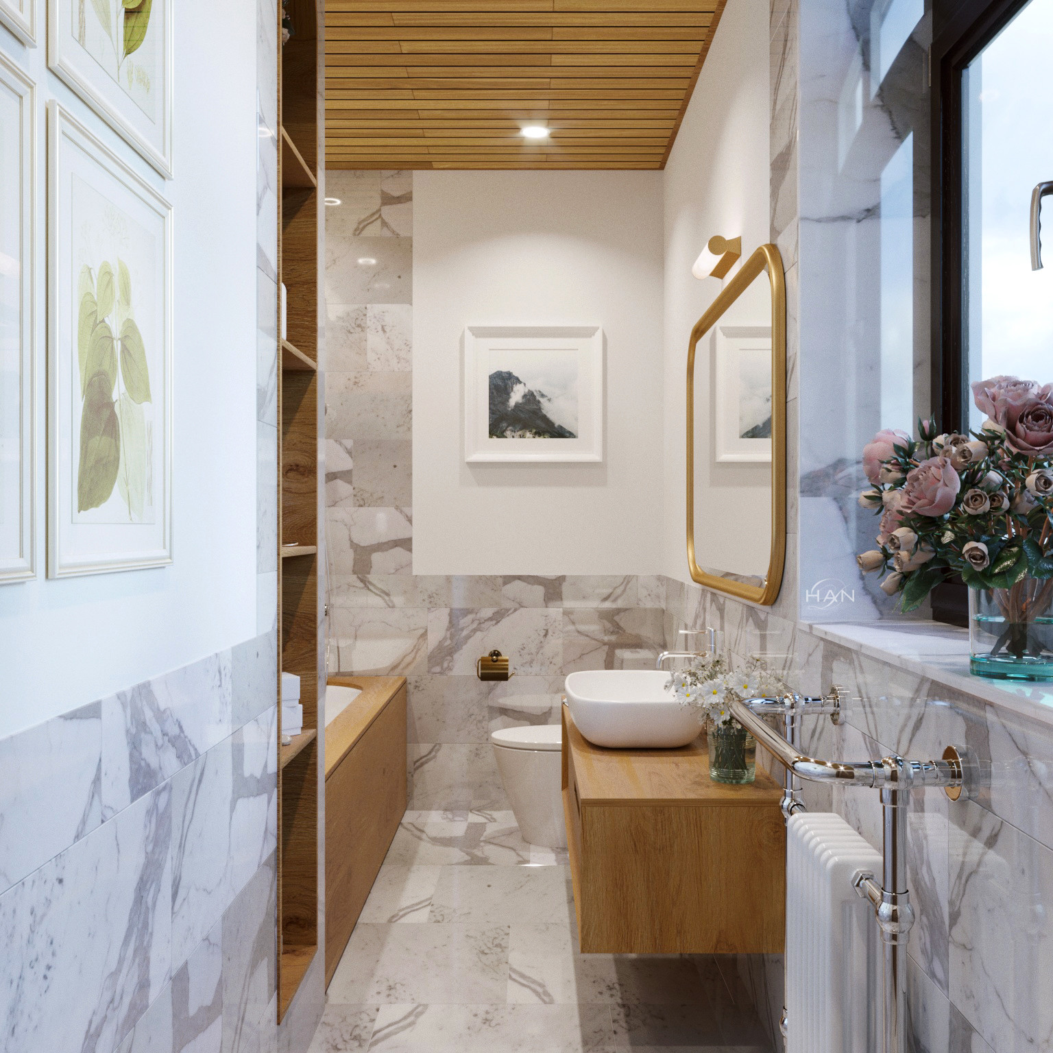 ArtStation - bathroom/ two variants.