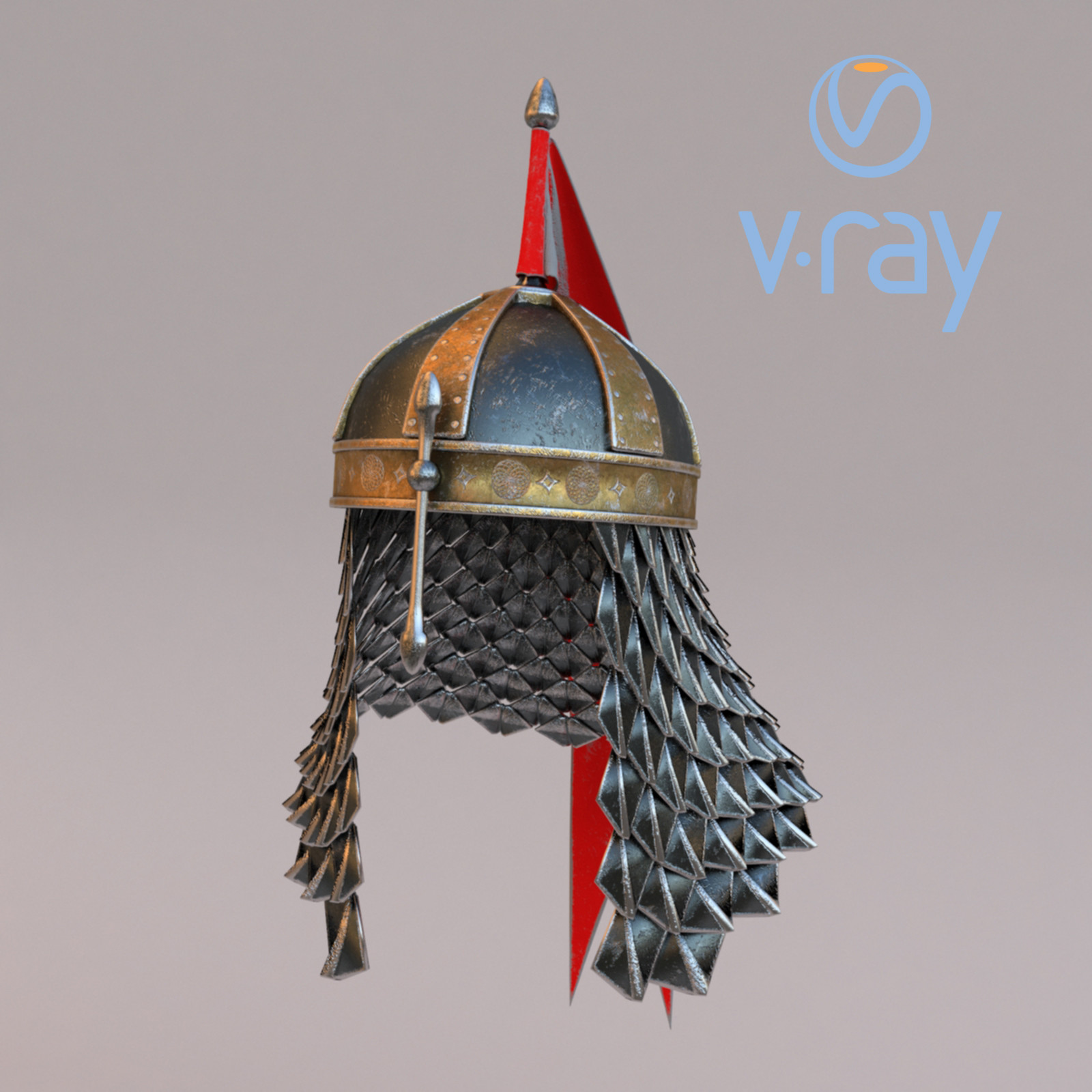 ArtStation - Medieval helmet 3d model