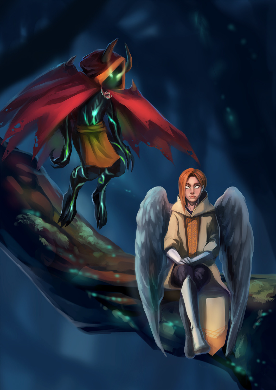 ArtStation - Angel and Demon