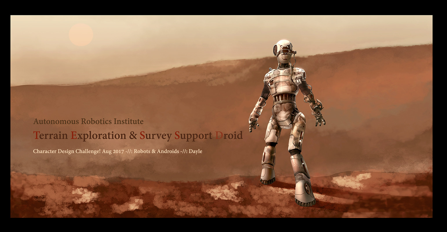 ArtStation - TESS - Exploration robot