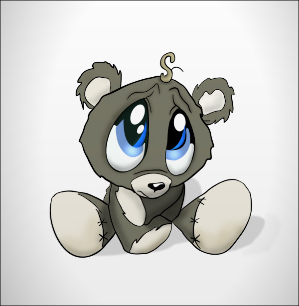 ArtStation - Ted the sad bear