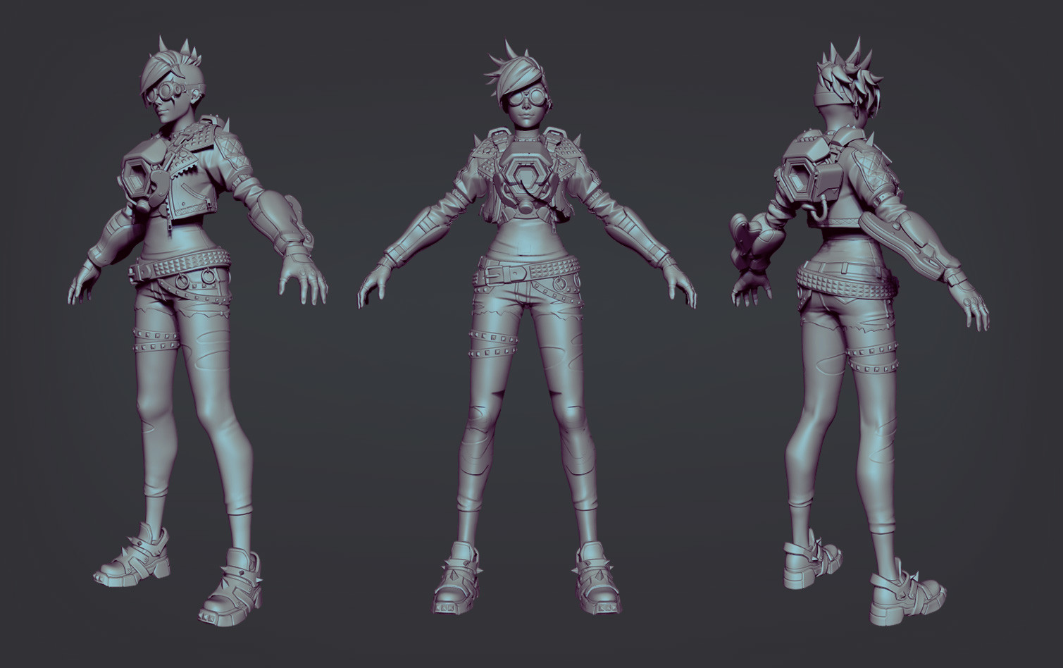 ArtStation - Punk Tracer Skin