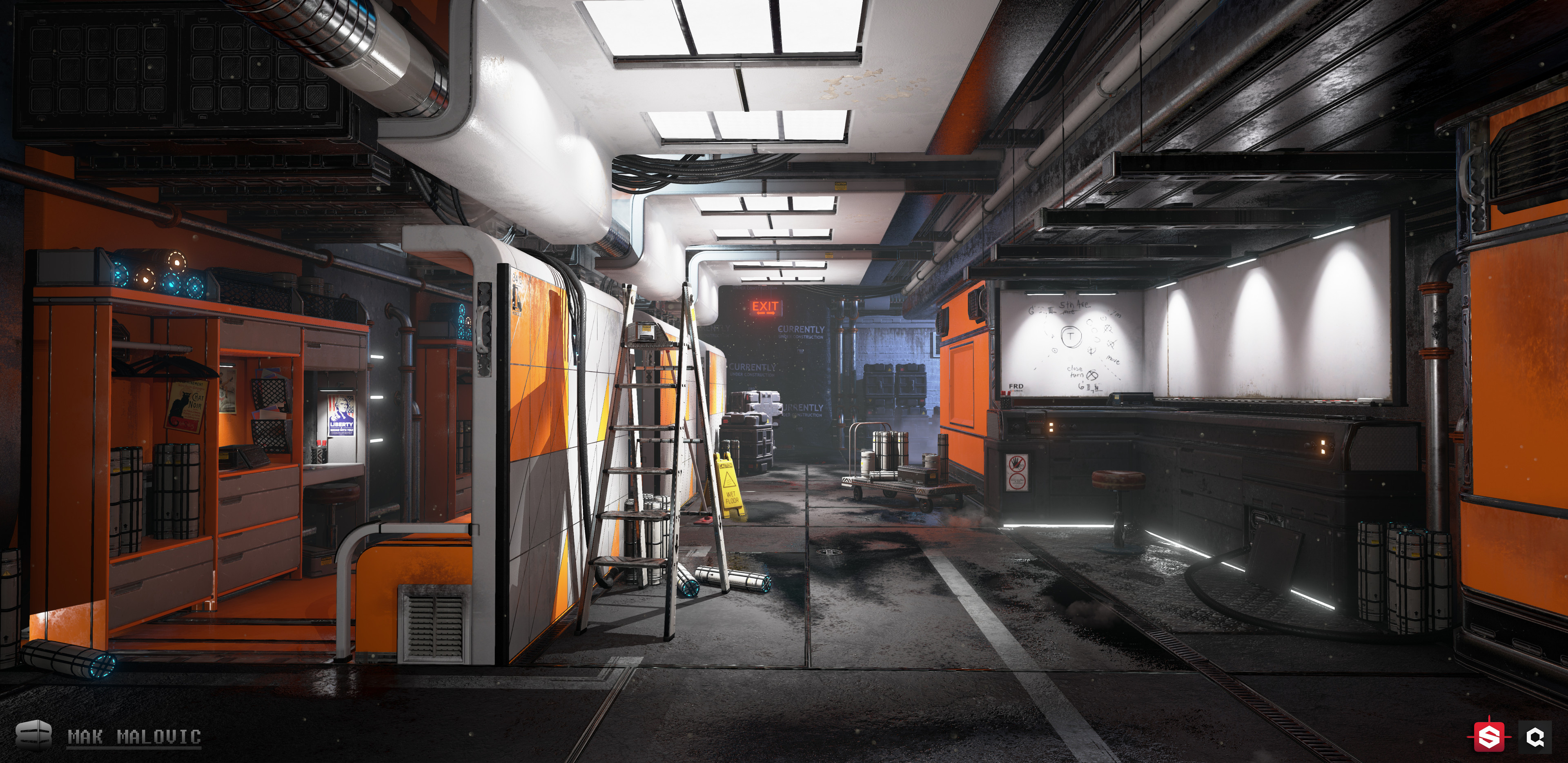 Mak Malovic - Sci-fi Locker Room