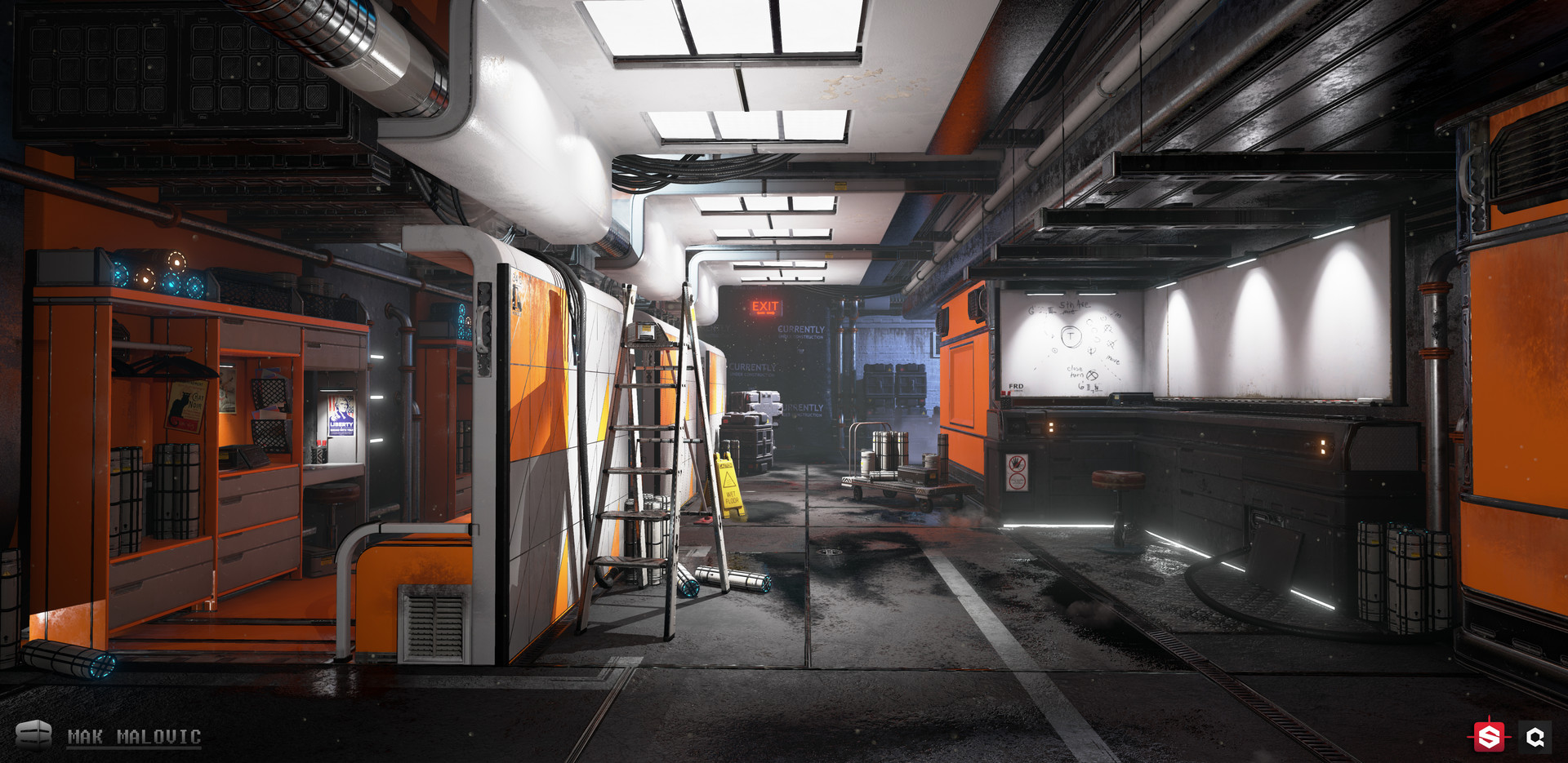 Mak Malovic - Sci-fi Locker Room