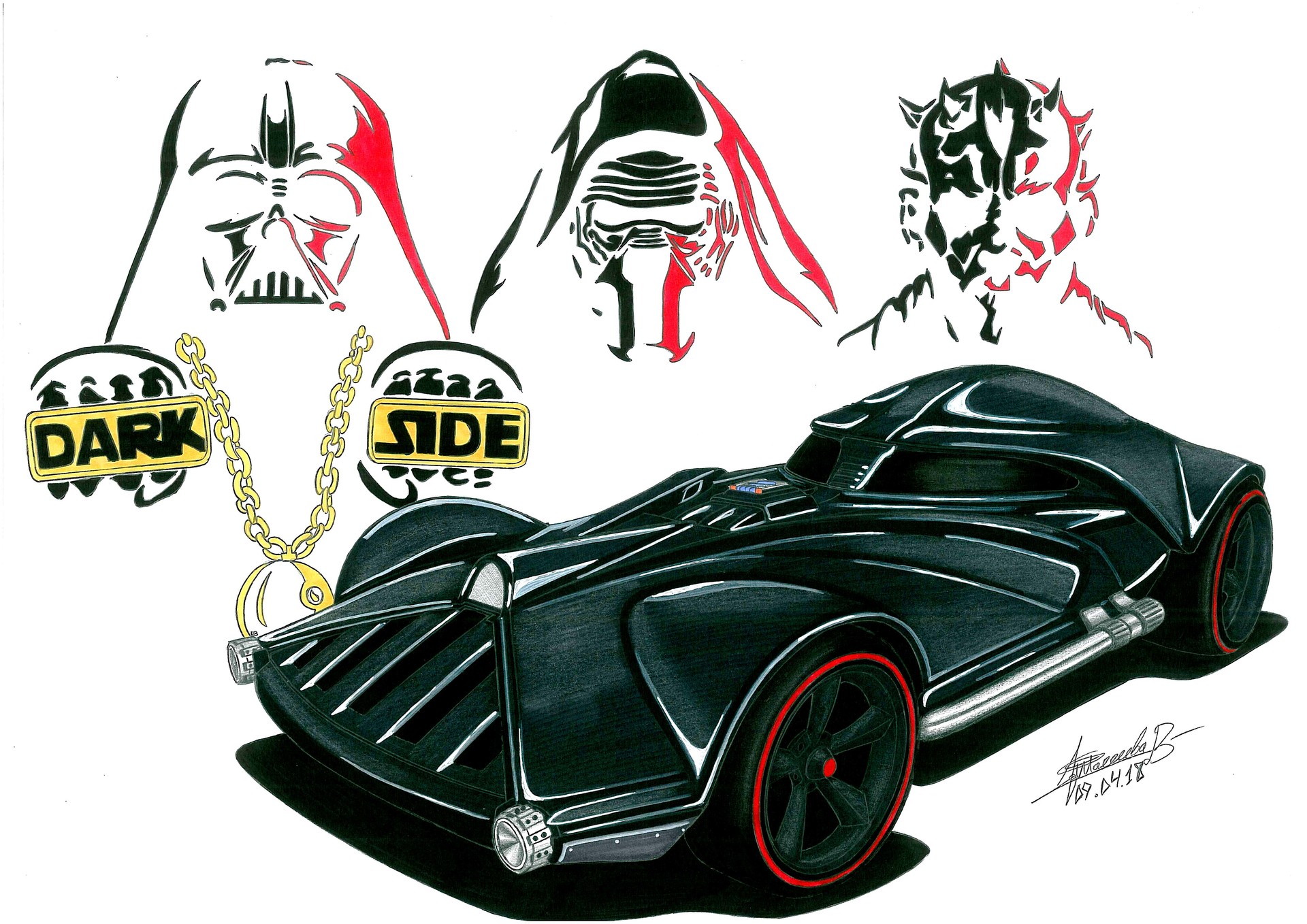 ArtStation - DARK SIDE