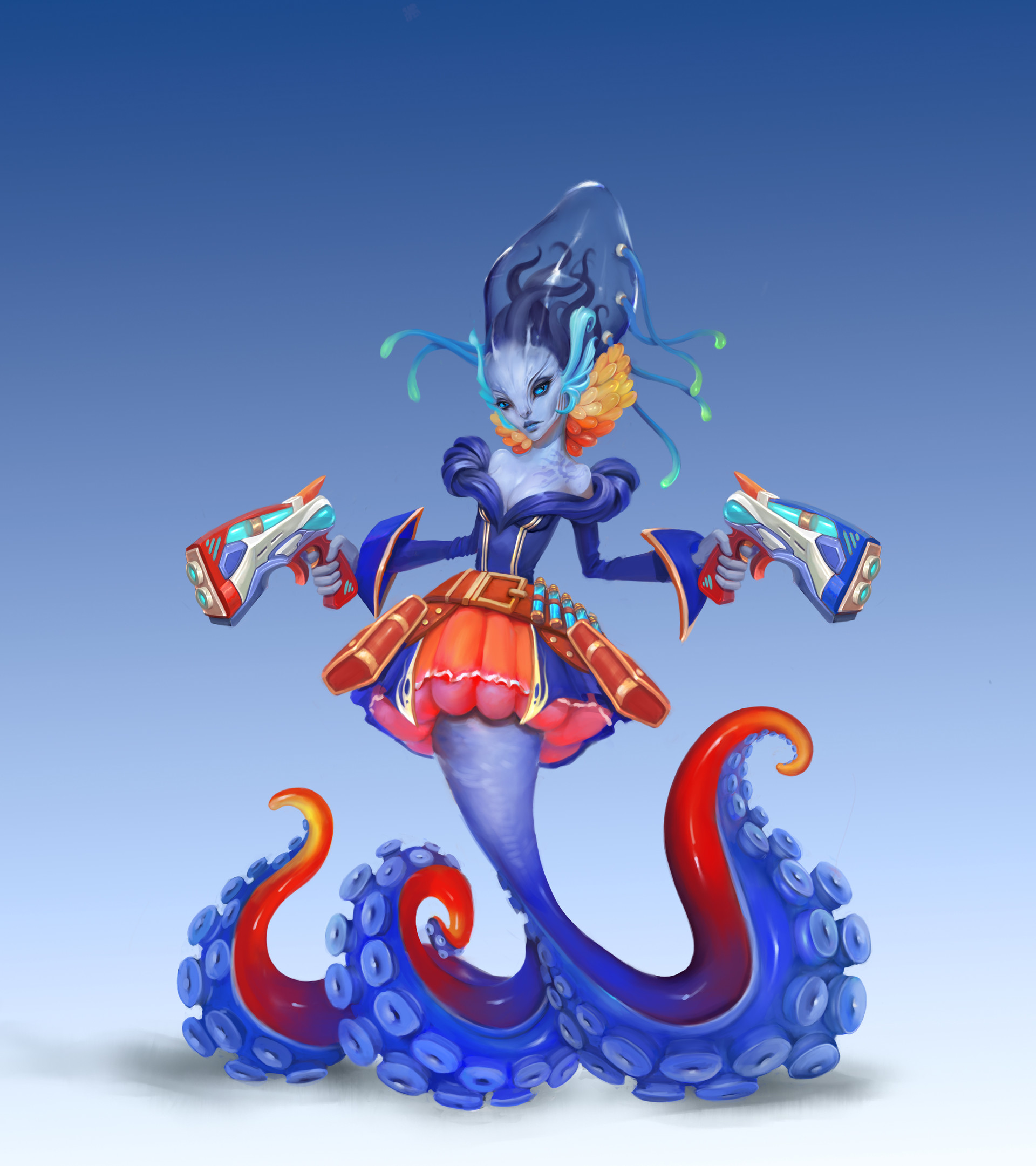 ArtStation - Alien girl