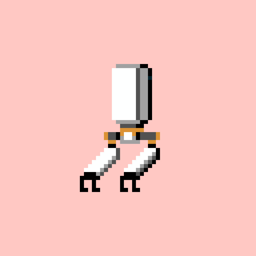 ArtStation - Nier Automata's Pod 153 Pixelart Animation