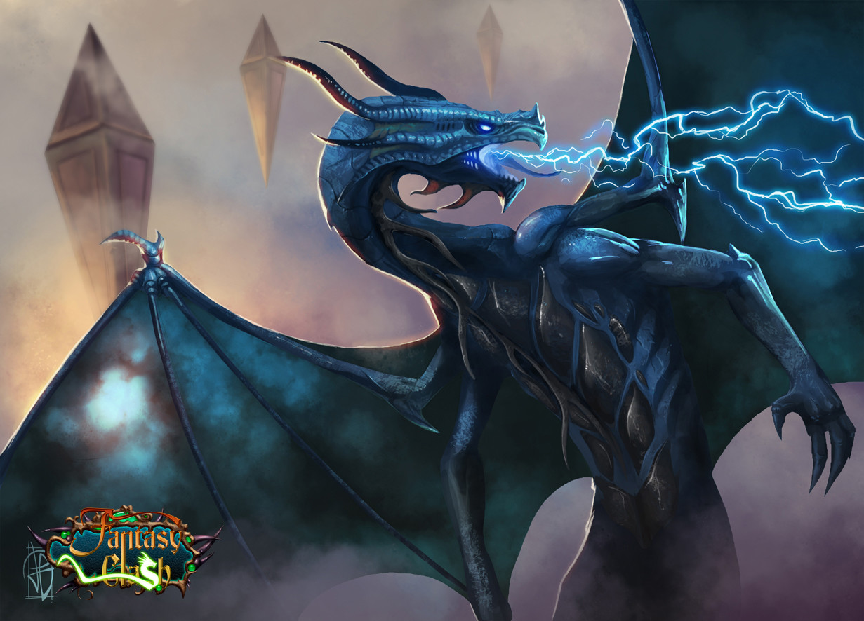 ArtStation - Blue Dragon