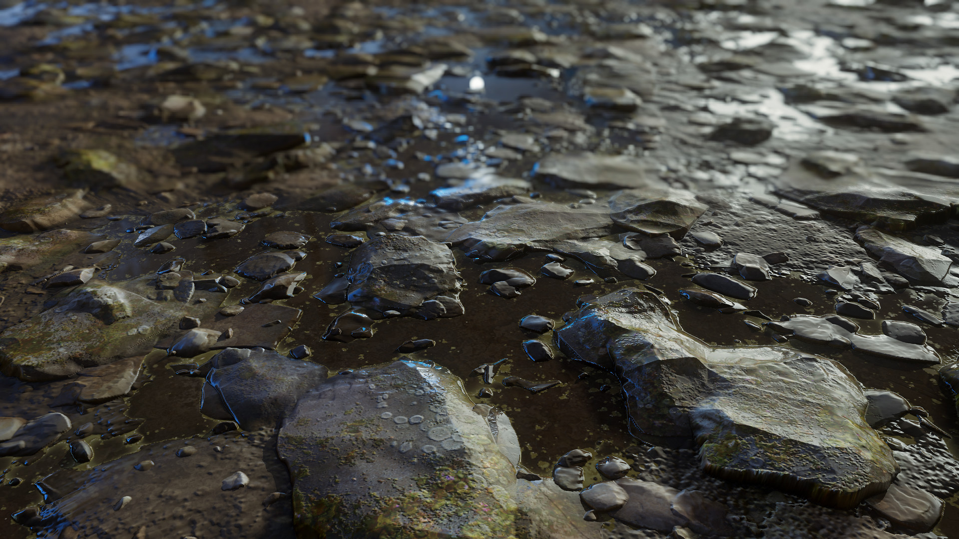 ArtStation - Sharp riverbed rocks