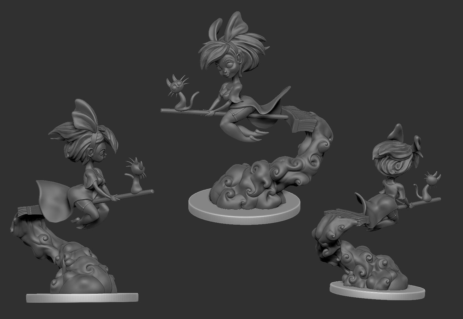 Derek Kent - Little Witch Pinup