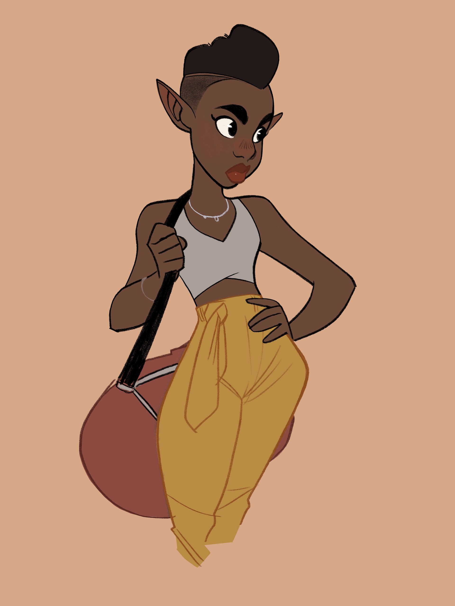 Fashionable elf by Dylan Ekren : r/ImaginaryElves