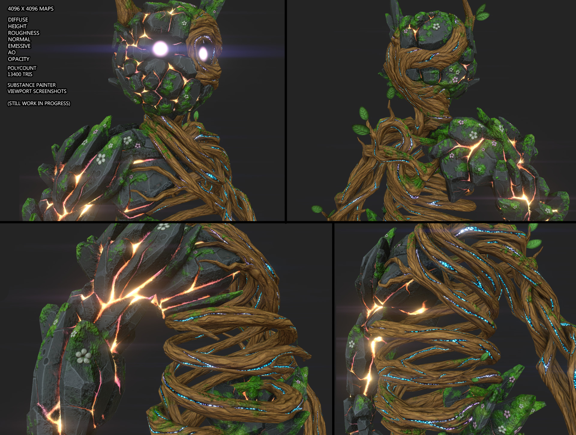 ArtStation - Elemental golem