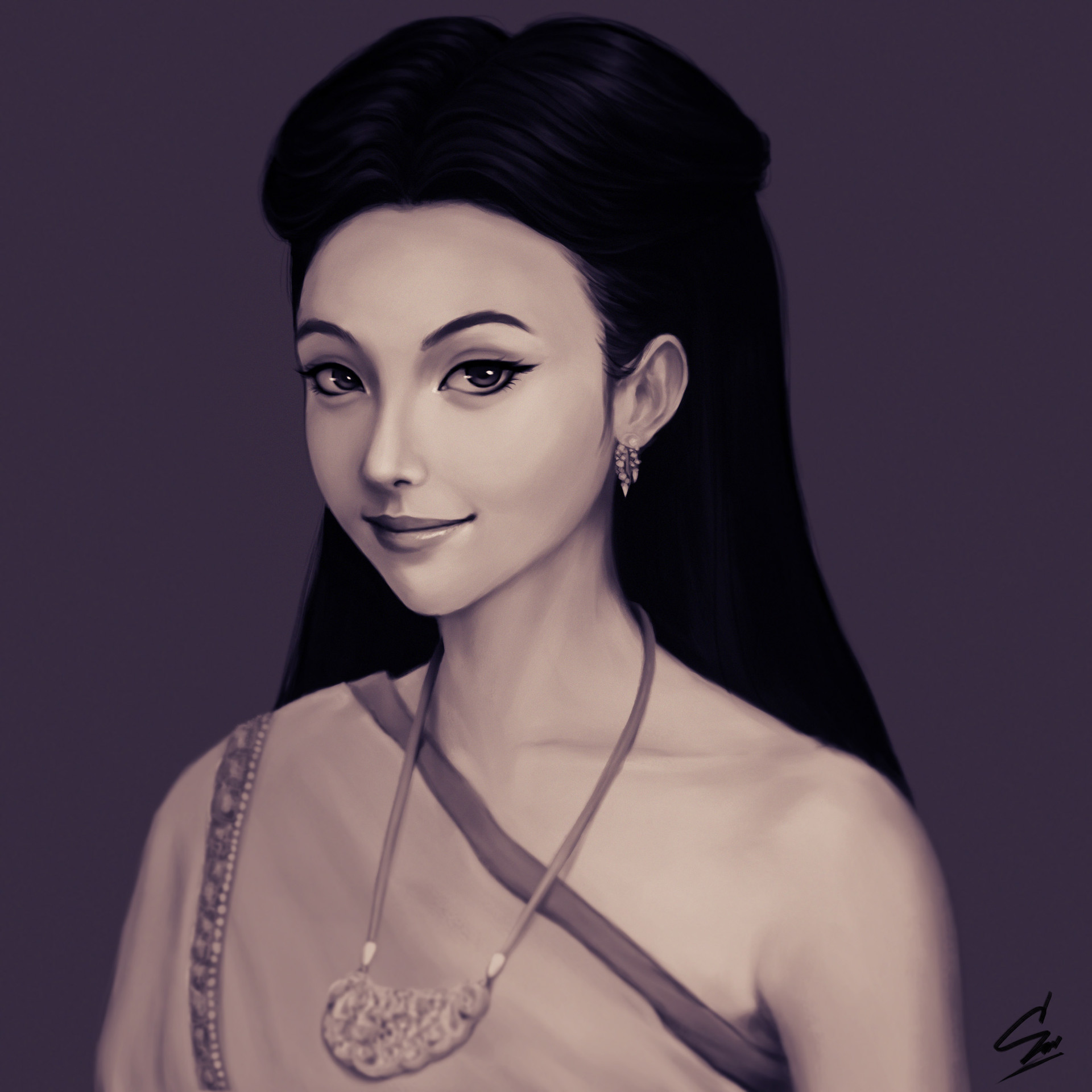 ArtStation - แม่หญิงการะเกด Fanart