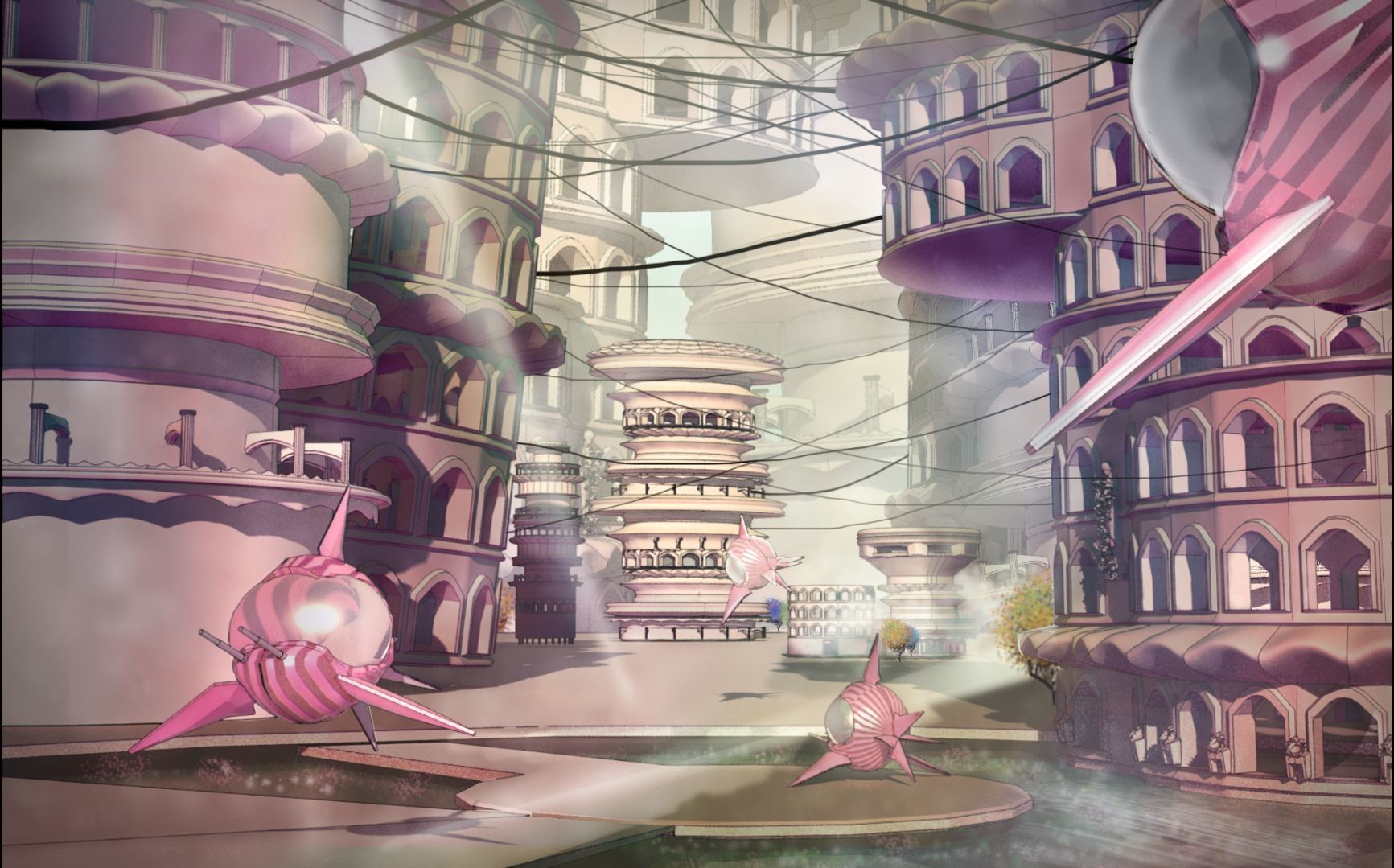 ArtStation - Pink City