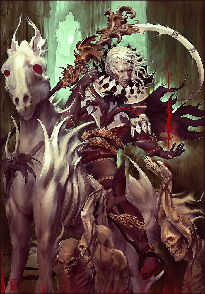 ArtStation - The Grim Rider