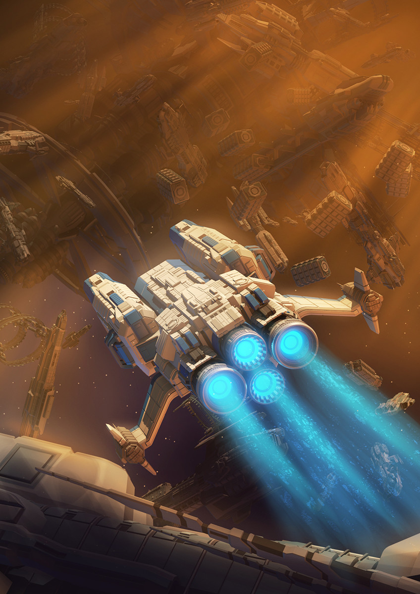 Elias Stern - Rise of Mankind: 1-5 Box Cover Illustration