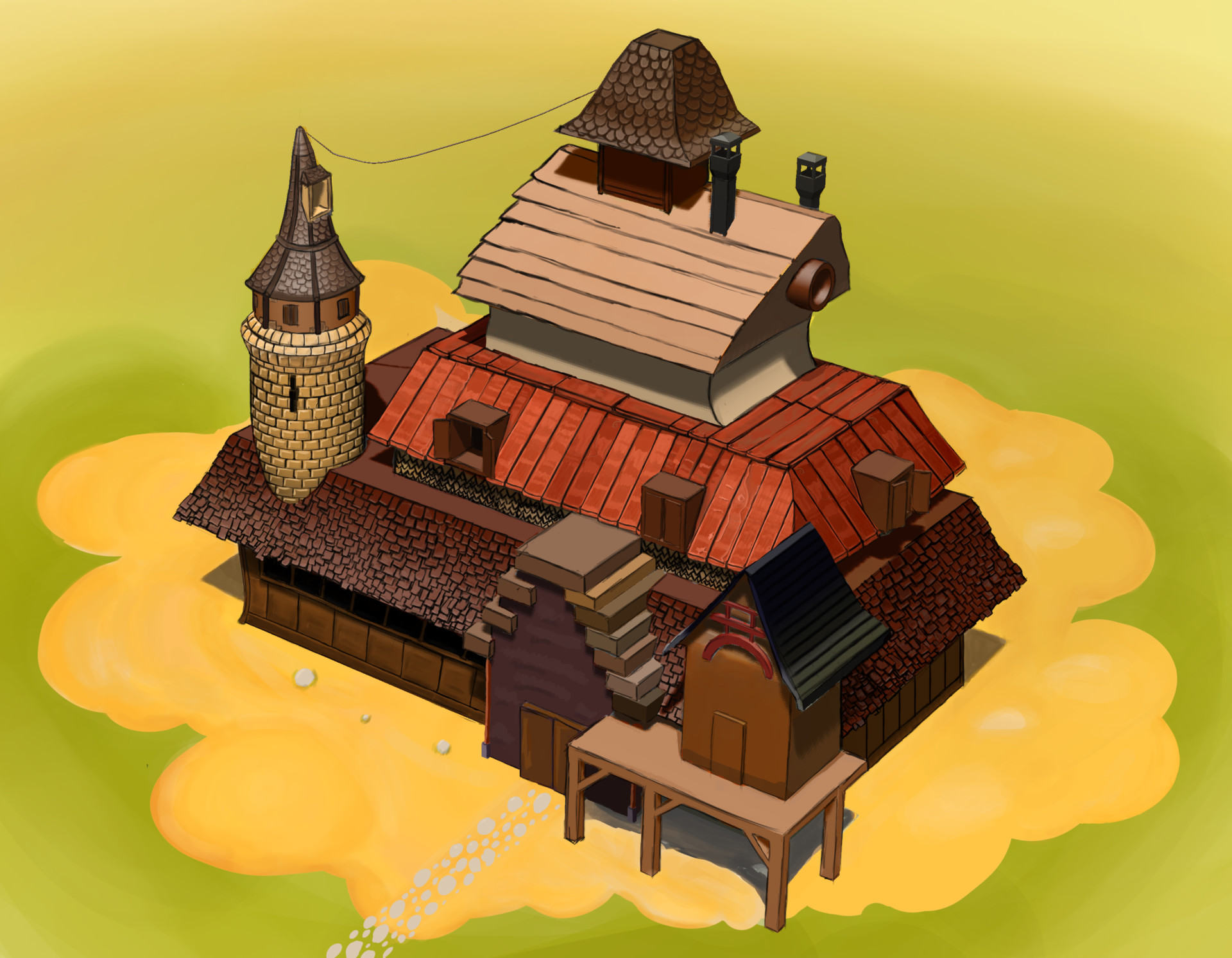 ArtStation - Fantasy House