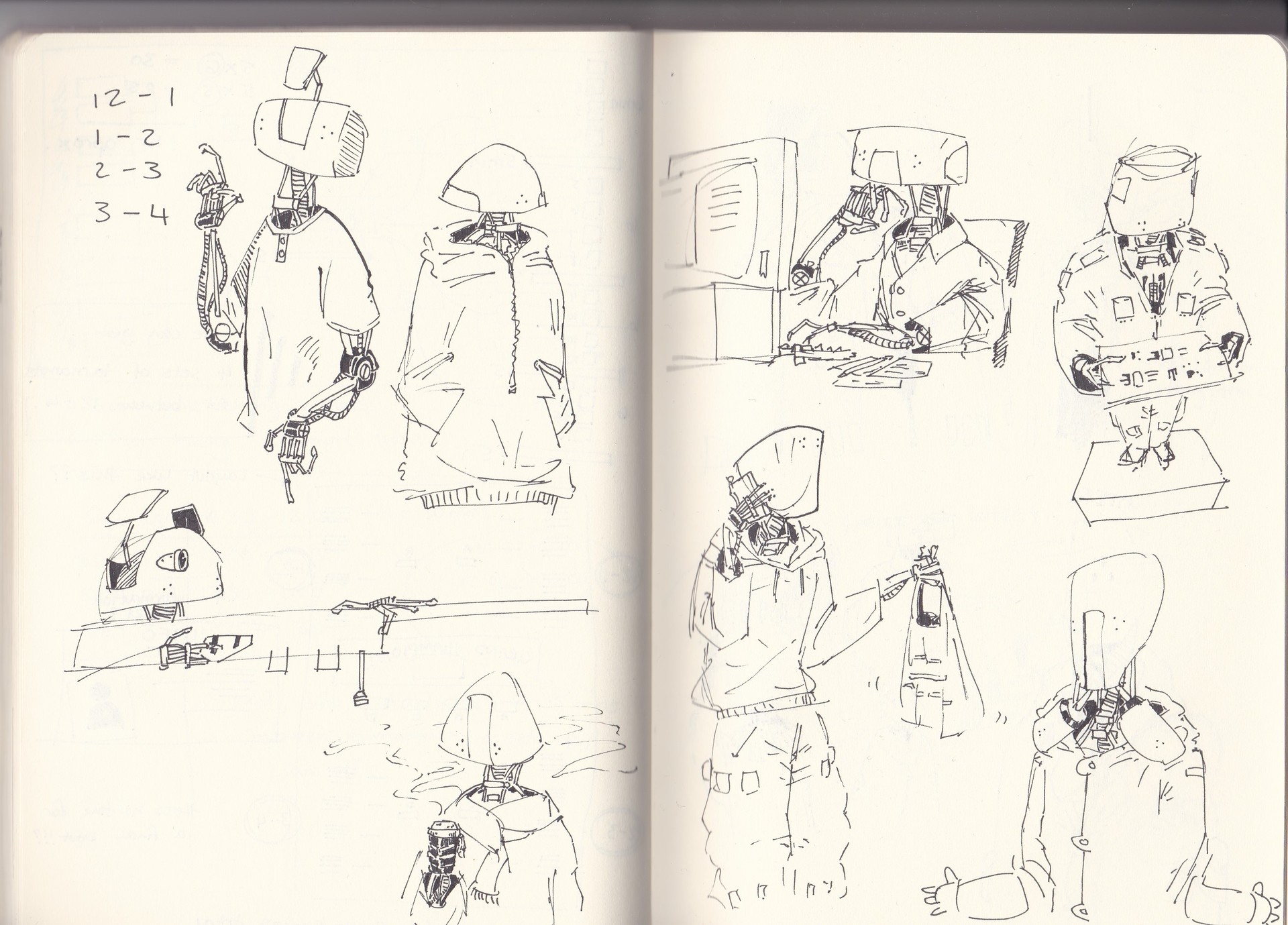 Connor Welsh - 'The Cold' Sketchbook 1