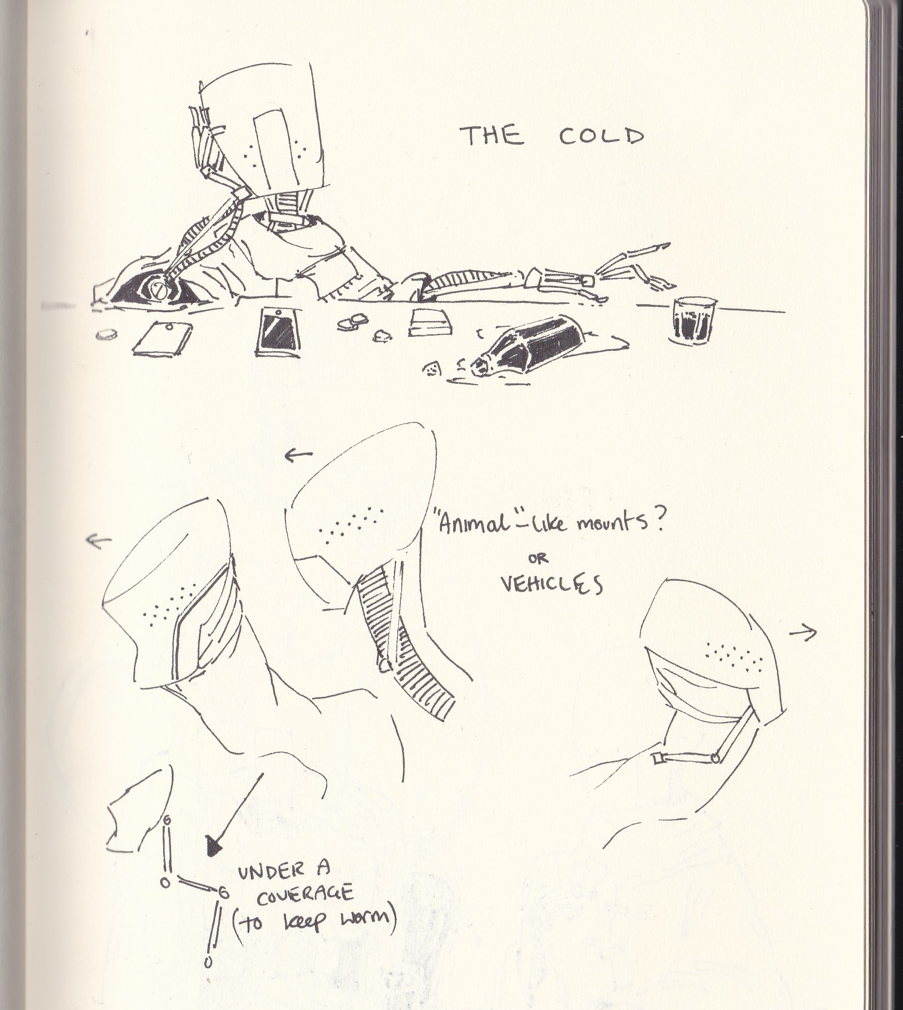 Connor Welsh - 'The Cold' Sketchbook 1