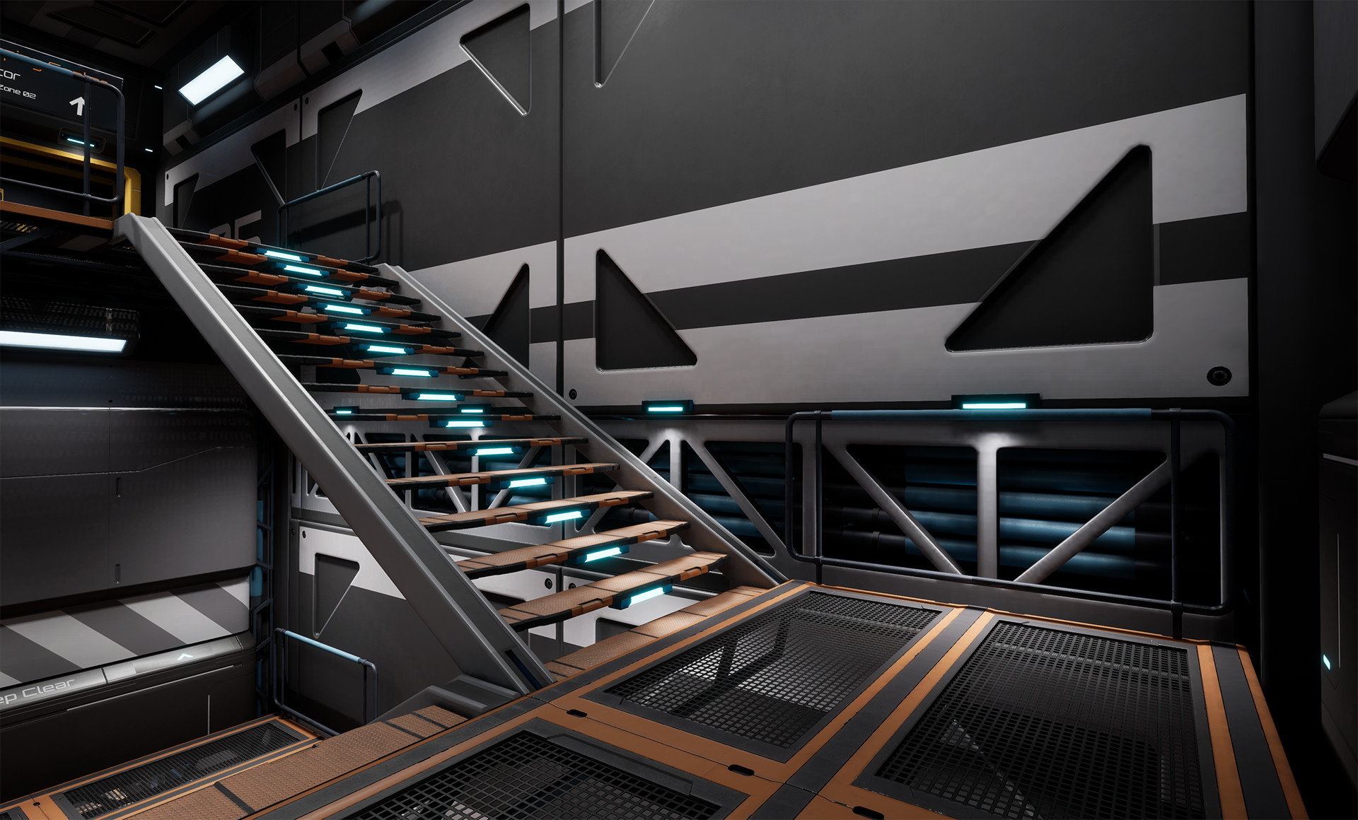 Joni Halonen - Sci-fi Staircase UE4
