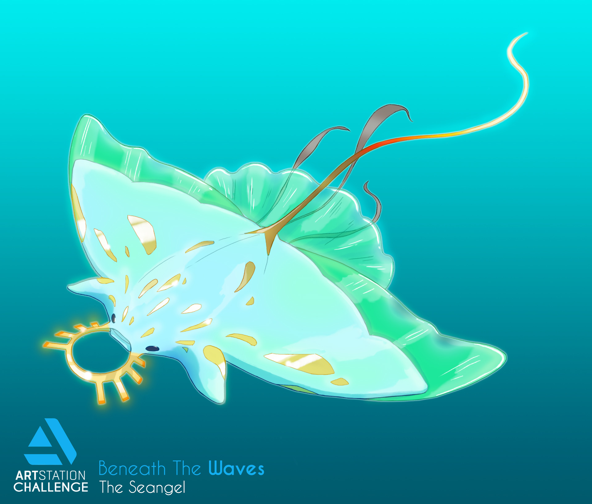 Benjamin ADAM - Artstation Challenge - Beneath The Waves - The Seangel