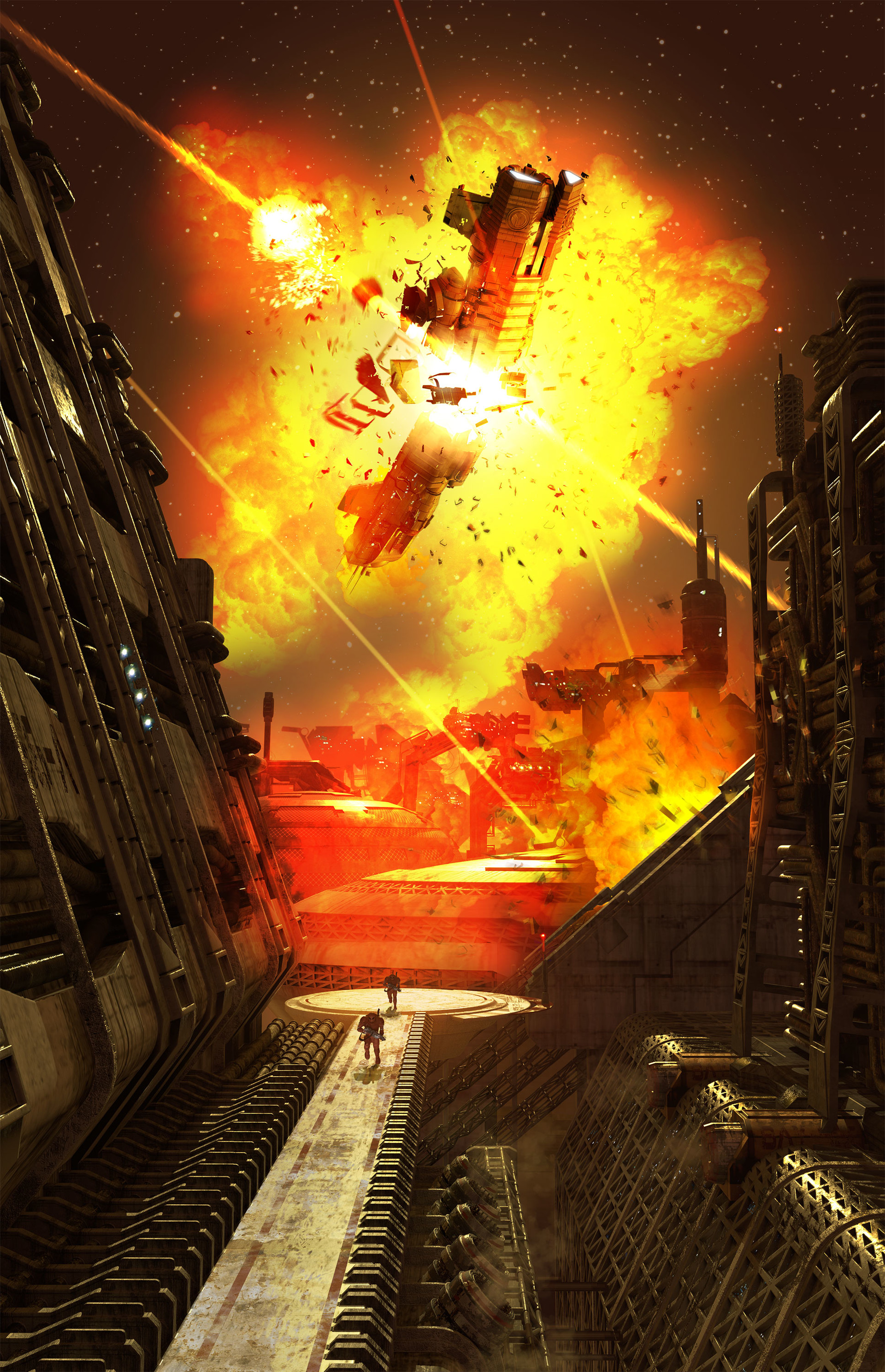 Fernix by Fred Gambino : r/ImaginaryStarships