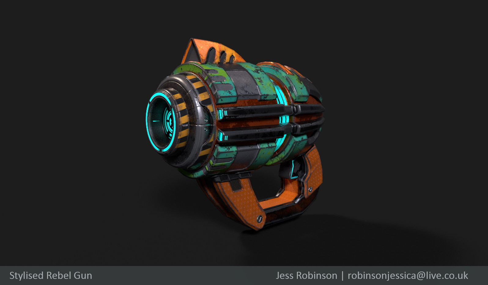 ArtStation - Stylised Rebel Gun